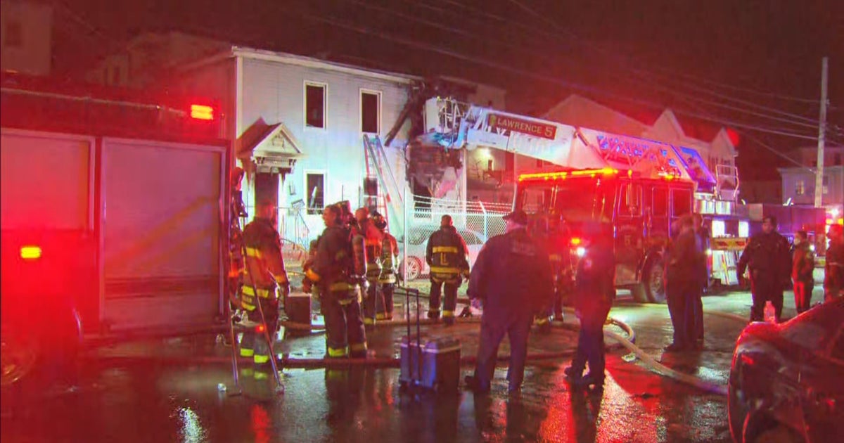 10 Forced Out After Fire In Lawrence At Multi-Family Home - CBS Boston