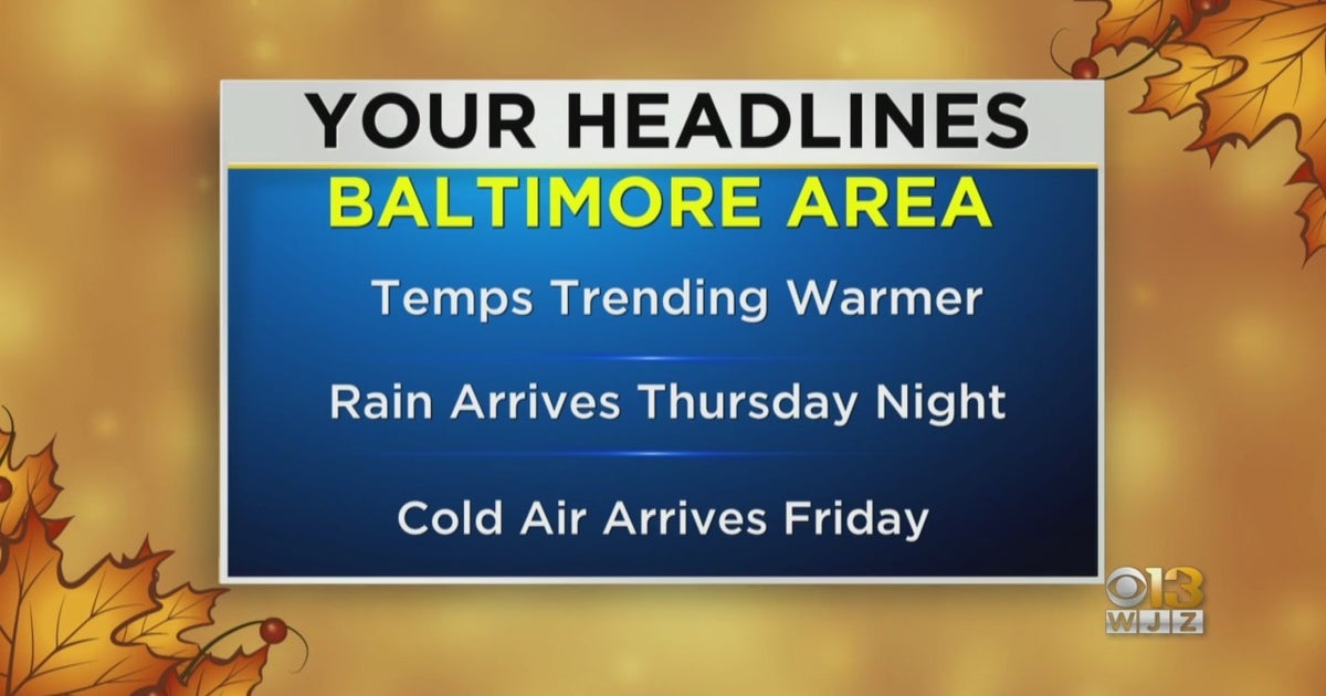 Unseasonably Warm Thursday Afternoon Followed By Clouds, Evening Rain ...