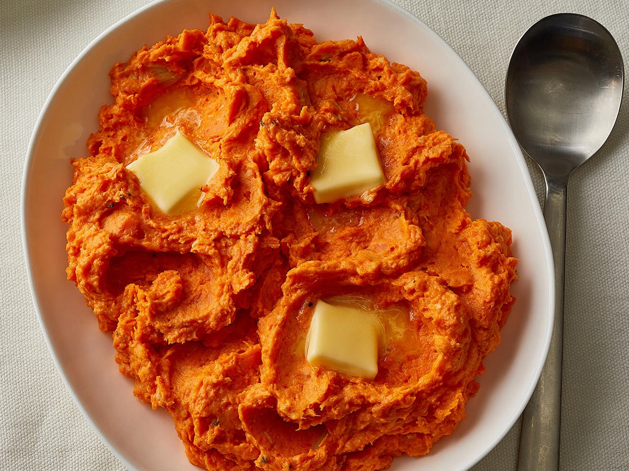 Recipe: Mashed Sweet Potatoes With Roasted Garlic, from New York Times ...