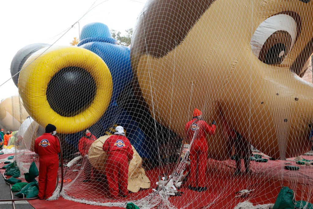 Macy's Thanksgiving Day Parade Balloon Inflation Tradition Returns