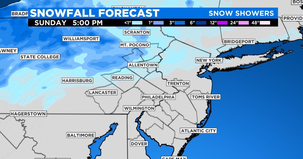 Philadelphia Weather: Sunday System Brings First Chance Of Snowflakes ...