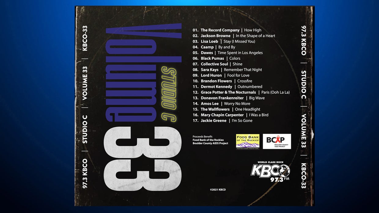 LIVE Music Is Back: KBCO Studio C Volume 33 Goes On Sale This Weekend ...
