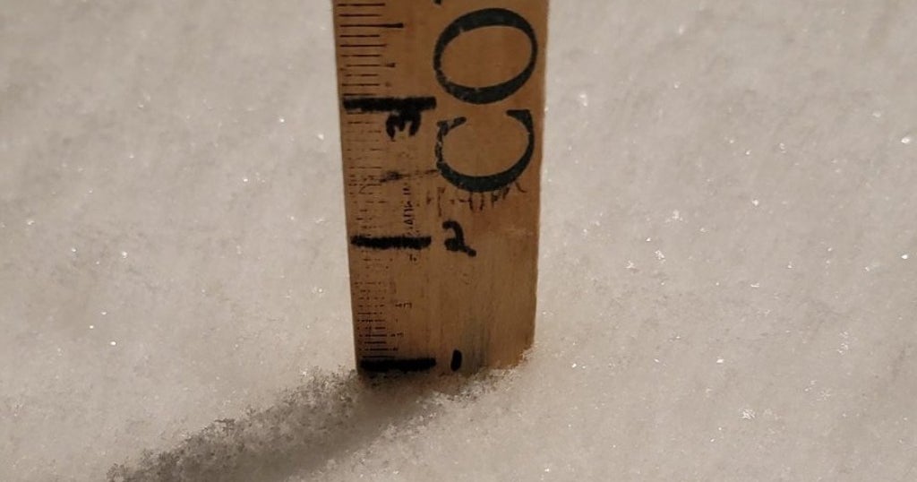 Which Towns Got At Least 1 Inch Of Snow During First Winter Storm Of ...