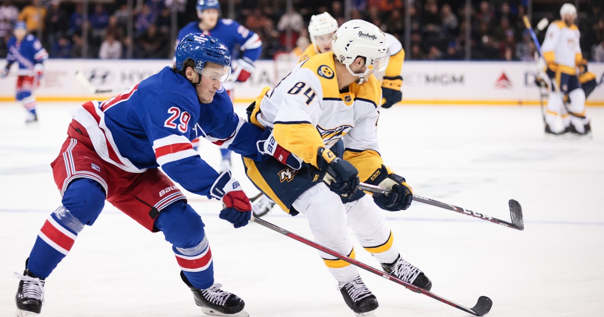Predators Top Rangers, 1-0, Behind 32 Saves From Saros - CBS New York