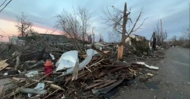 Thousands without heat, water, power after deadly tornadoes - CBS News