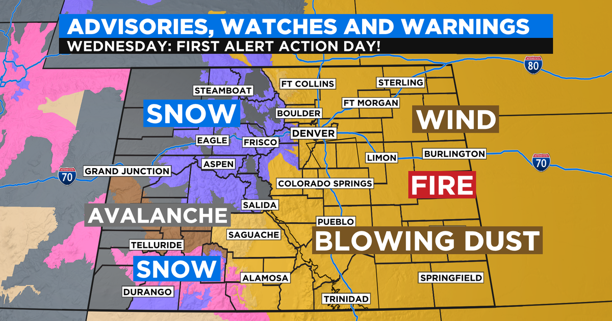 Colorado Weather: Damaging Wind Through Wednesday Afternoon, Travel ...