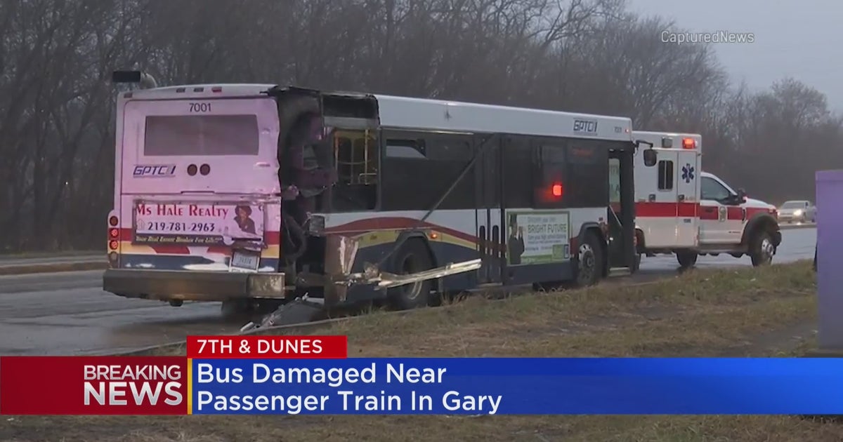 Crash Involving Bus And South Shore Train Reported In Gary, Indiana; No ...