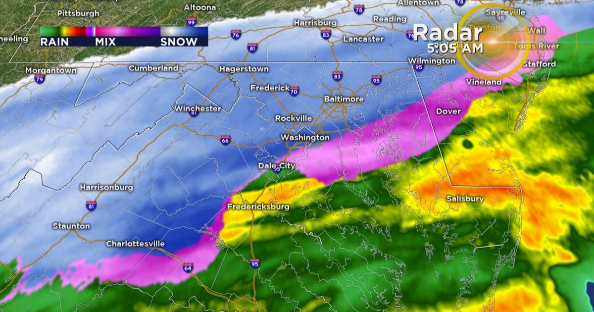 Snow Falls Across Maryland As First Major Winter Storm Arrives - CBS ...