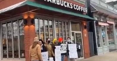 Unionized workers at Buffalo Starbucks walk off the job over COVID ...
