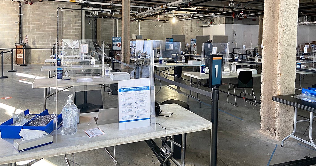 New High-Capacity COVID Testing Facility Opens At Bruce C. Bolling ...