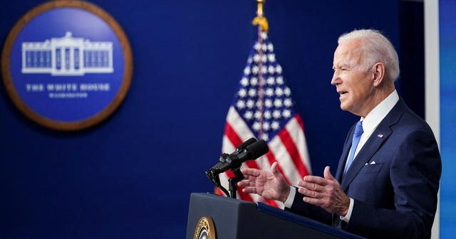 Biden prepares to hold his first press conference of 2022 - CBS News