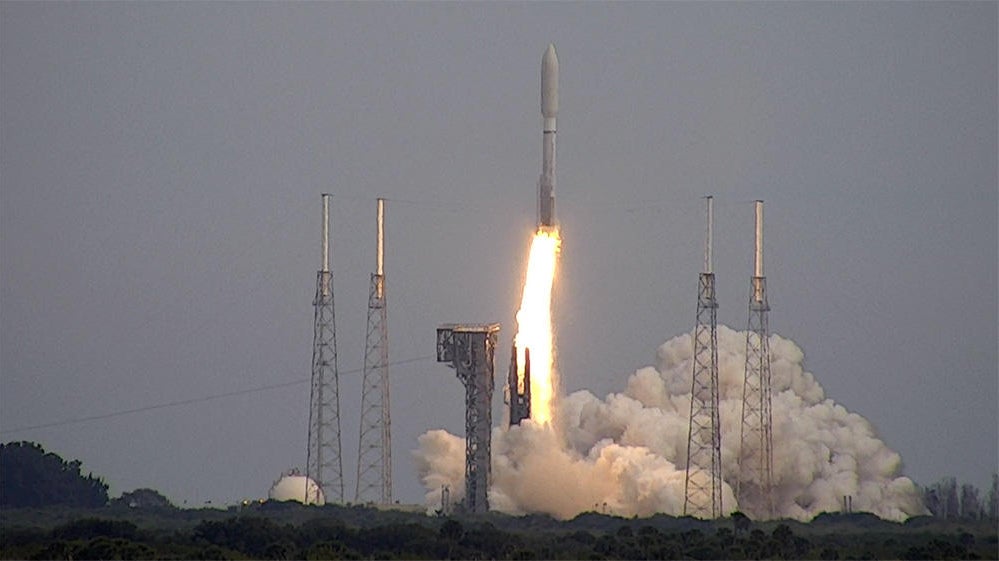 Atlas 5 rocket boosts two Space Force satellite monitors into orbit ...