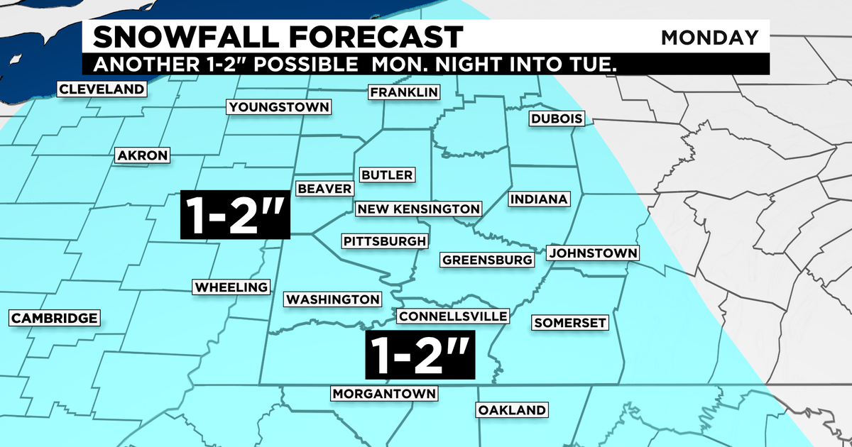 Pittsburgh Weather: 1-2 Inches Of Snow Expected Across Western ...