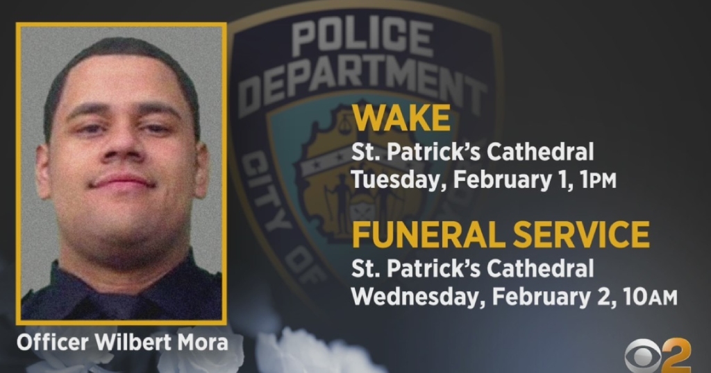 NYPD Officer Wilbert Mora To Be Laid To Rest This Week - CBS New York