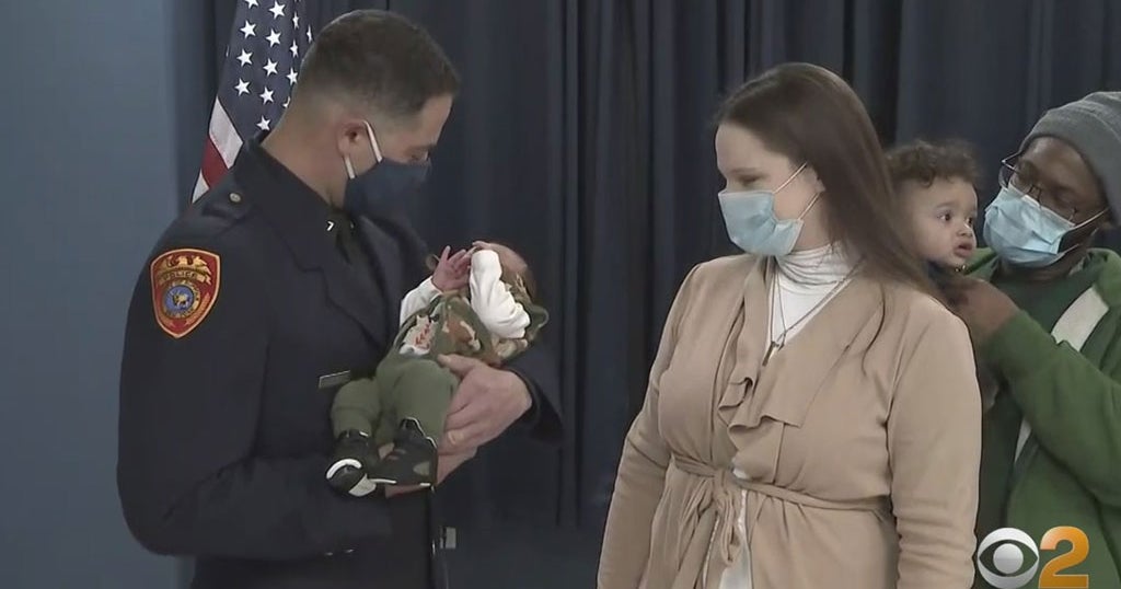 Suffolk County Police Officer Reunites With Mother, Baby He Helped ...
