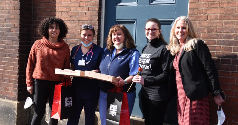 Heart-Shaped Pizzas Delivered To Health Care Heroes At Pennsylvania ...