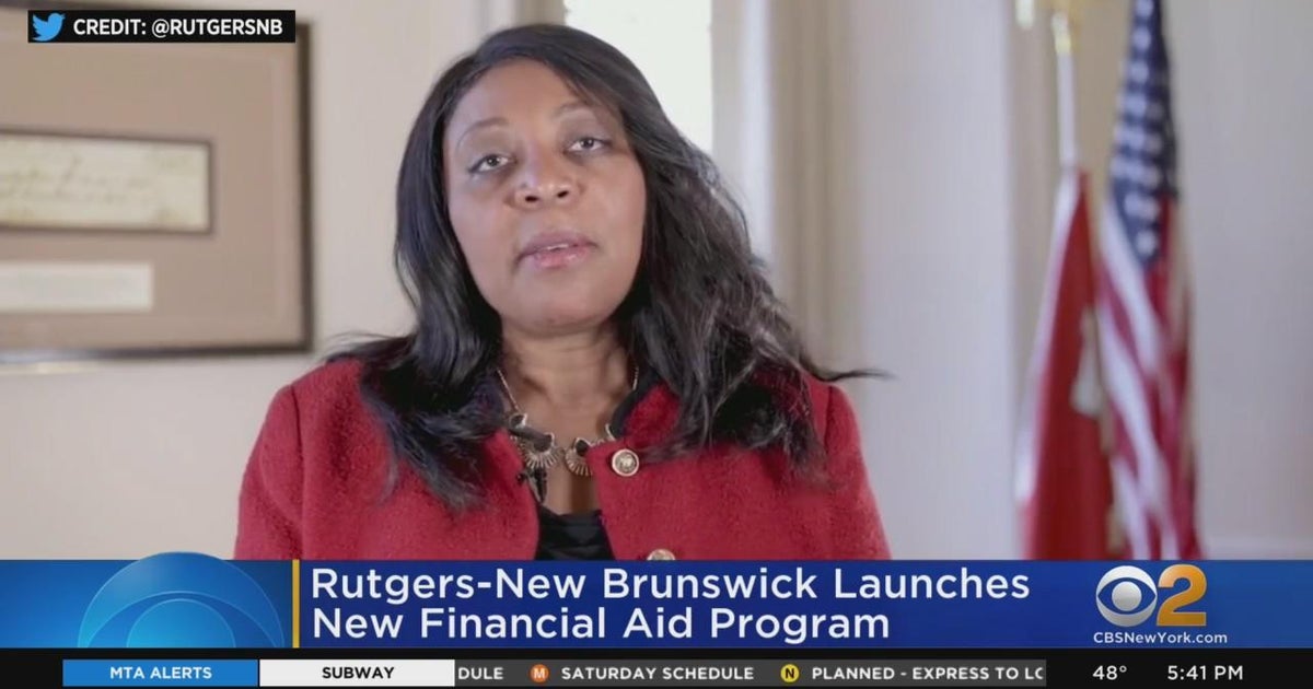 Rutgers launches new financial aid program - CBS New York
