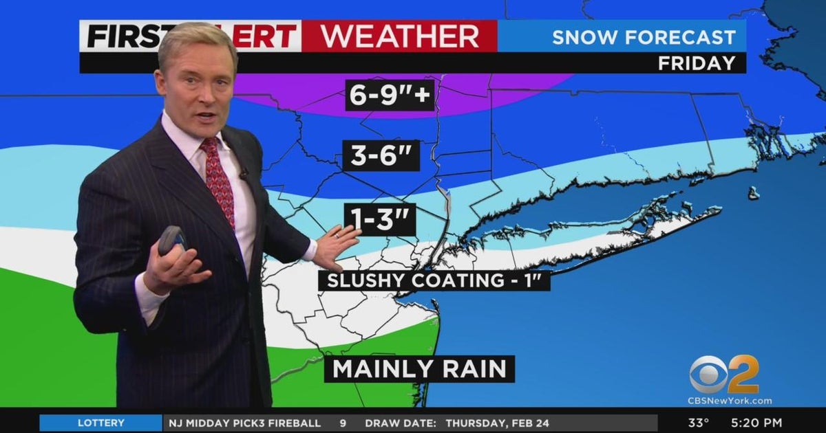 First Alert Weather: CBS2's 2/24 Thursday evening update at 5 p.m ...