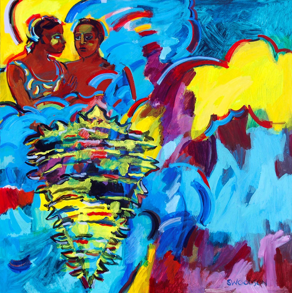 Artist Shirley Woodson: Life captured in bold strokes - CBS News