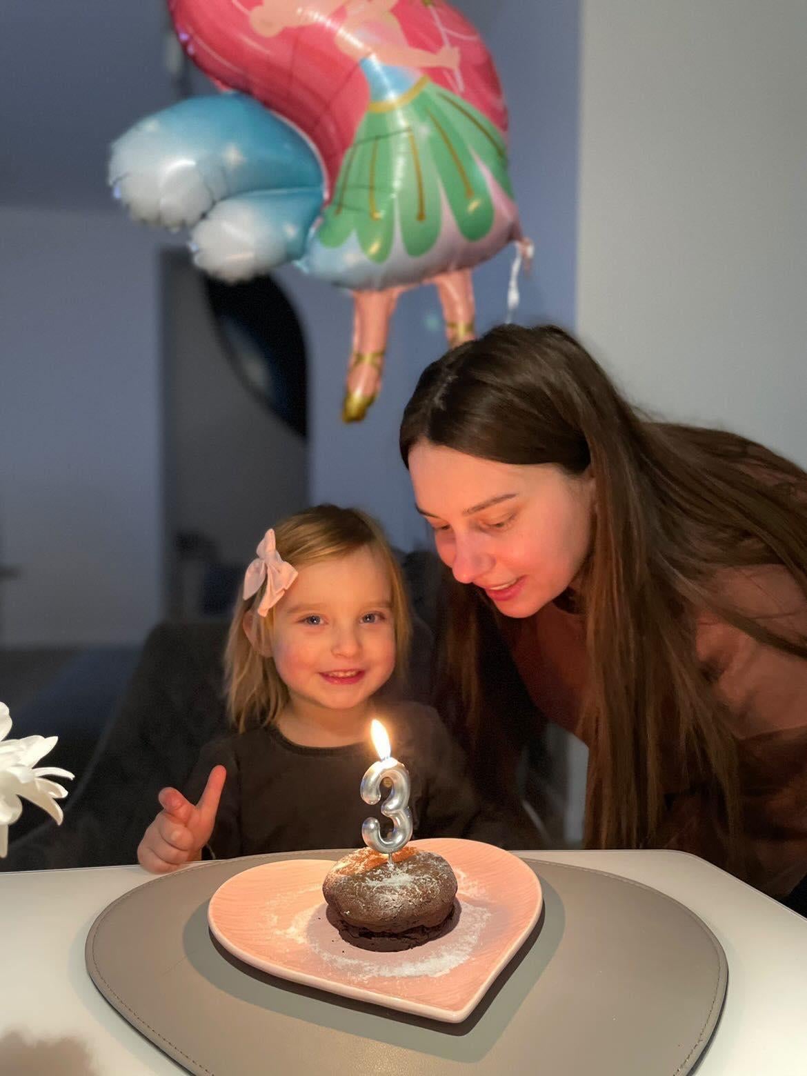 She celebrated her daughter's 3rd birthday as the sounds of Russia's ...