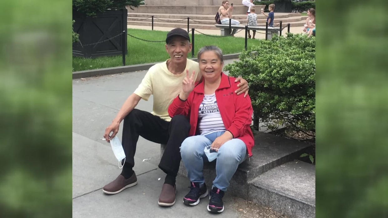 GuiYing Ma's son arrives for her funeral after deadly rock attack: "He misses his mom" - CBS New ...