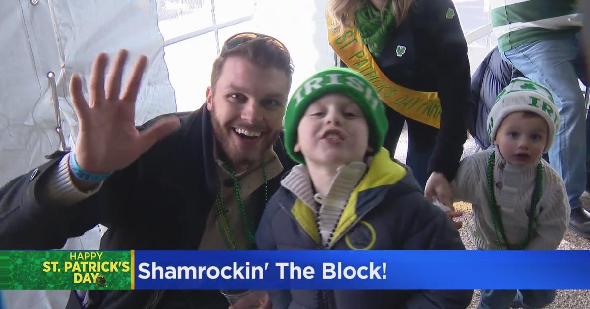 Shamrockin' the block at Old St. Pat's Church - CBS Chicago