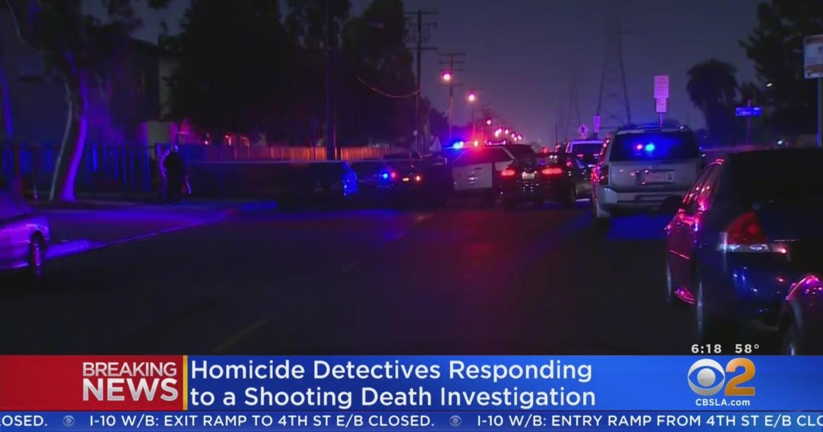 Man Shot, Killed In Compton; Stepfather Arrested - CBS Los Angeles