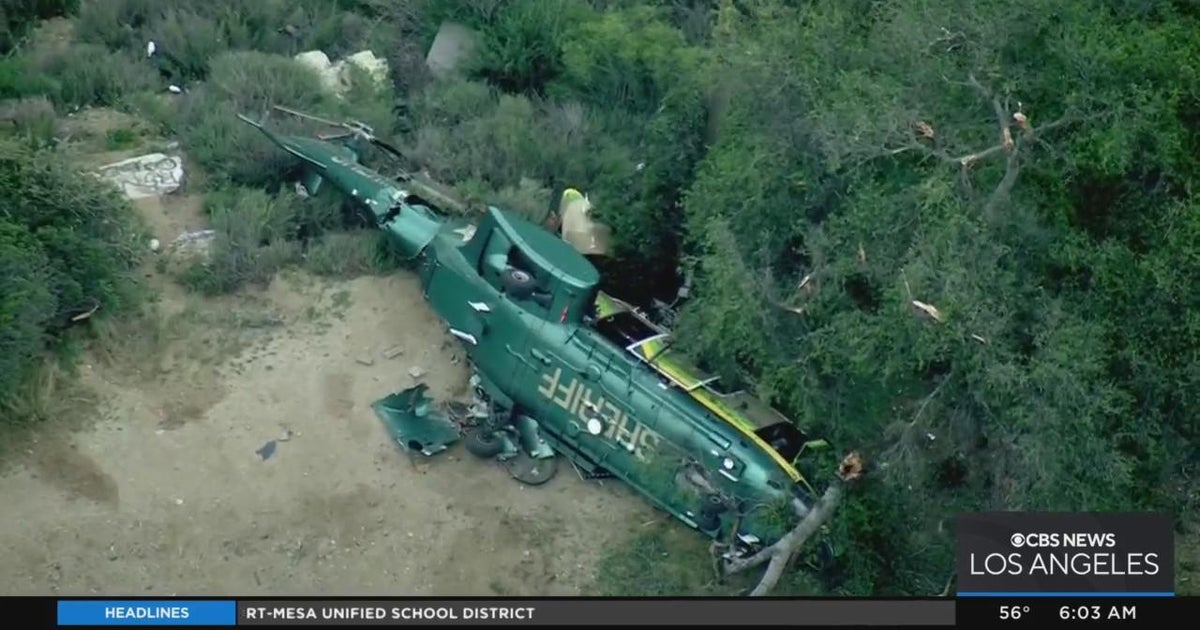 FAA, NTSB Probe Cause Of LASD Helicopter Crash That Left 5 Injured ...