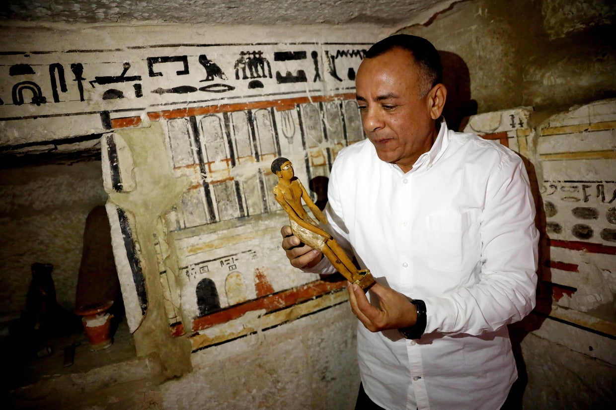 Egypt displays treasures of recently discovered ancient tombs - CBS News