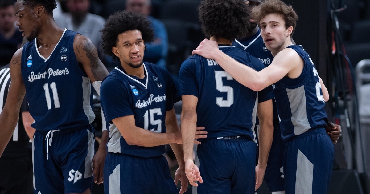 Saint Peter's Peacocks to face No. 3 Purdue in Sweet 16 on Friday - CBS ...