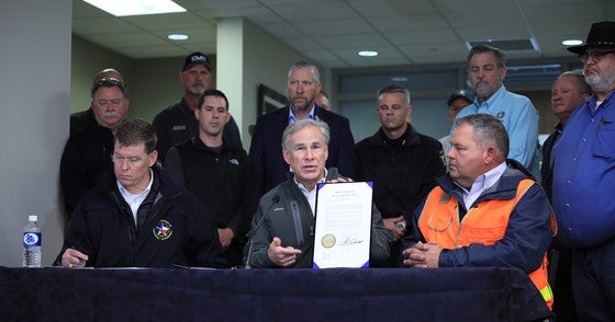 Gov Greg Abbott Issues Disaster Declarations For 16 Counties In Wake