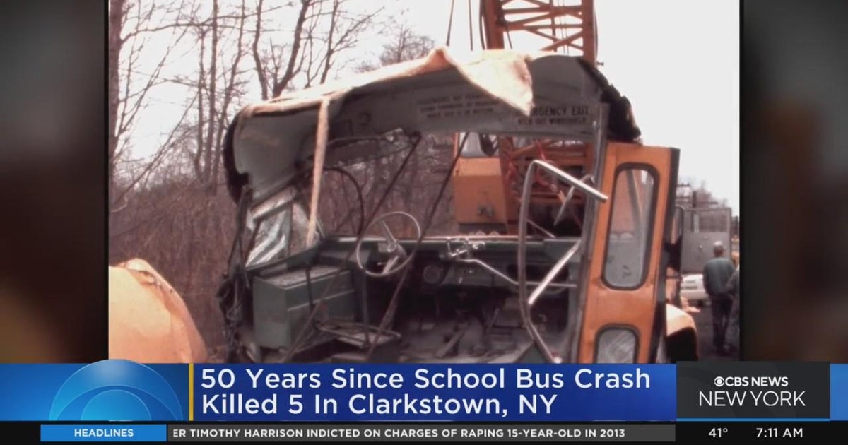 50 years since Clarkstown school bus crash - CBS New York