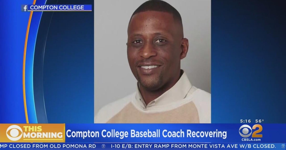 Compton baseball coach still hospitalized after shooting - CBS Los Angeles