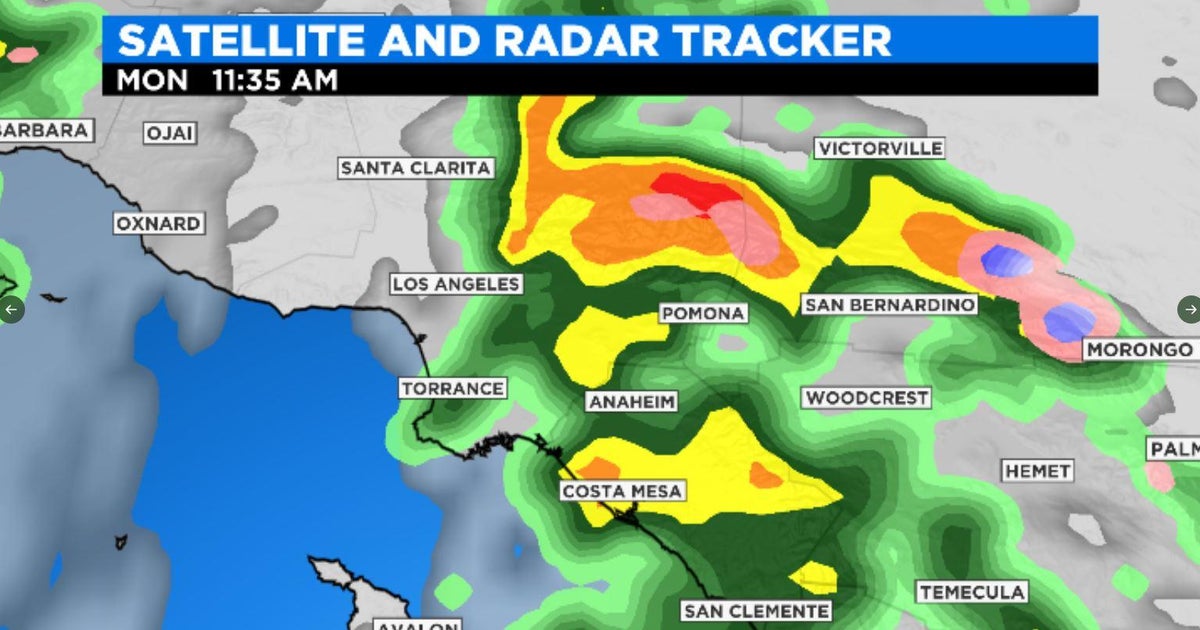 A storm's brewing. Here's what you should expect this week - CBS Los ...
