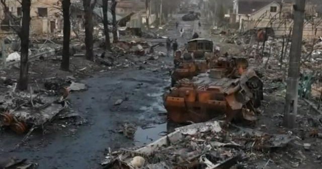 Devastating images out of Ukrainian town of Bucha draw global outrage ...