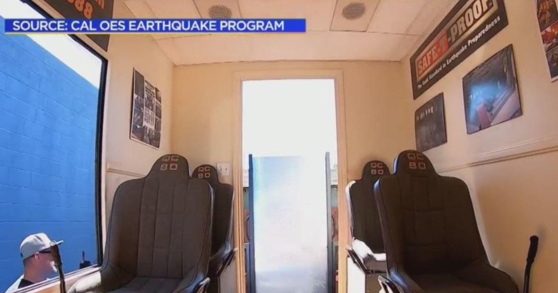 Earthquake simulator comes to Union Station in downtown LA - CBS Los ...