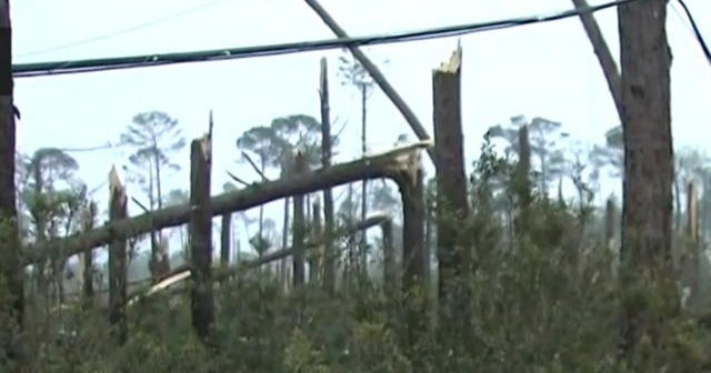Severe storm tears through Georgia leaving path of destruction - CBS News