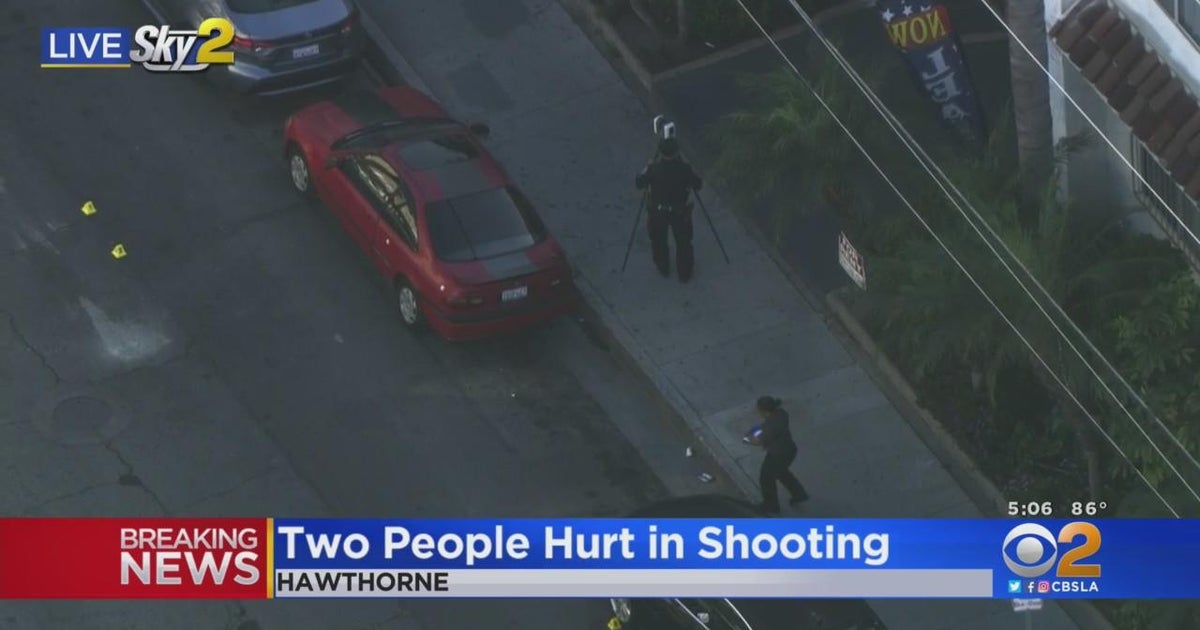 Police investigating double shooting in Hawthorne - CBS Los Angeles
