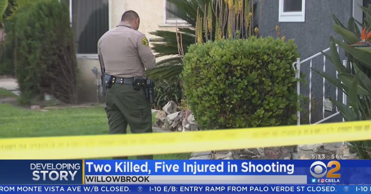 Two killed, 5 wounded in shooting in Willowbrook neighborhood - CBS Los ...