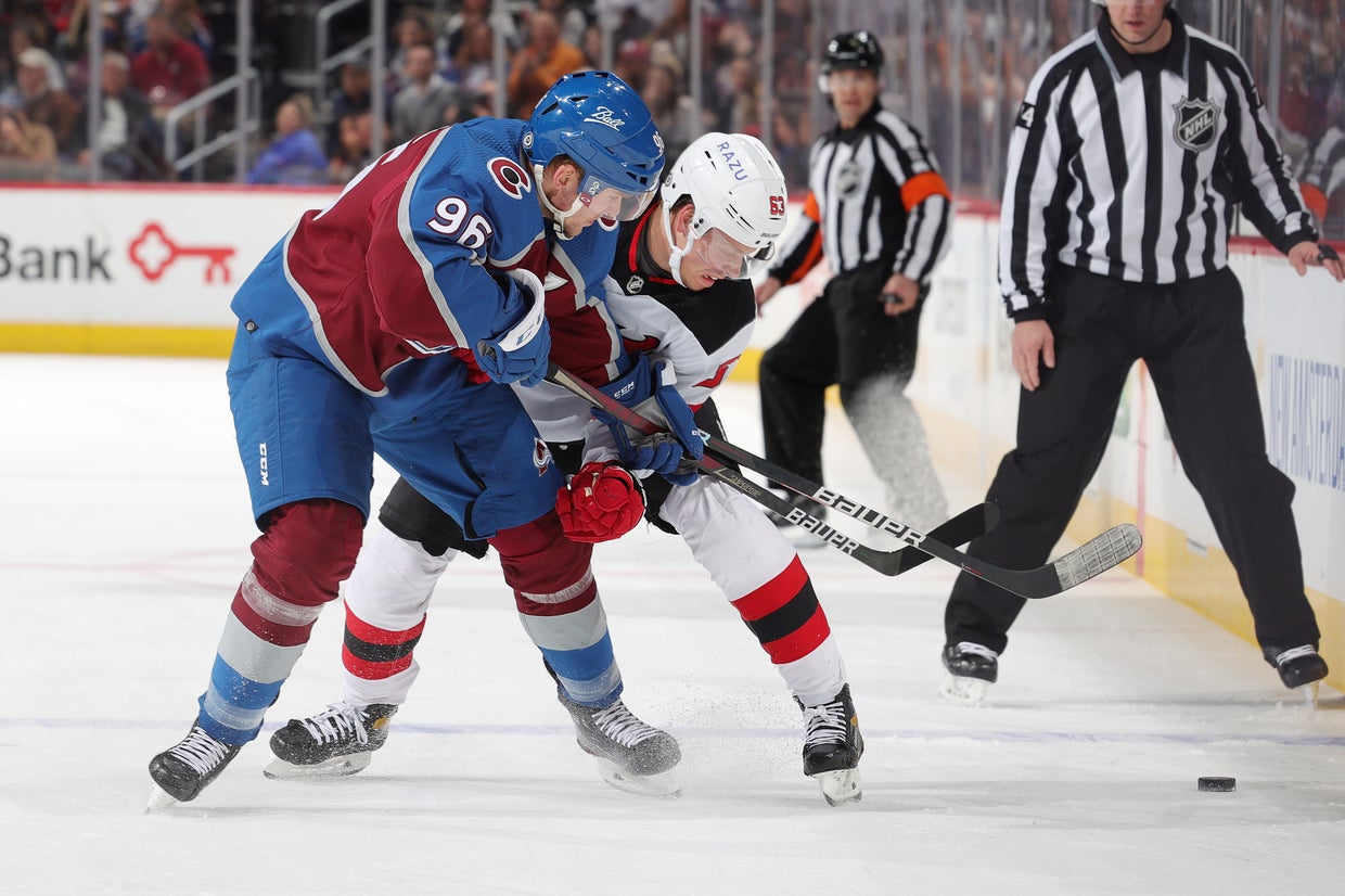 Avalanche Beat Devils 3-1, Extend Winning Streak To 8 Games - CBS Colorado