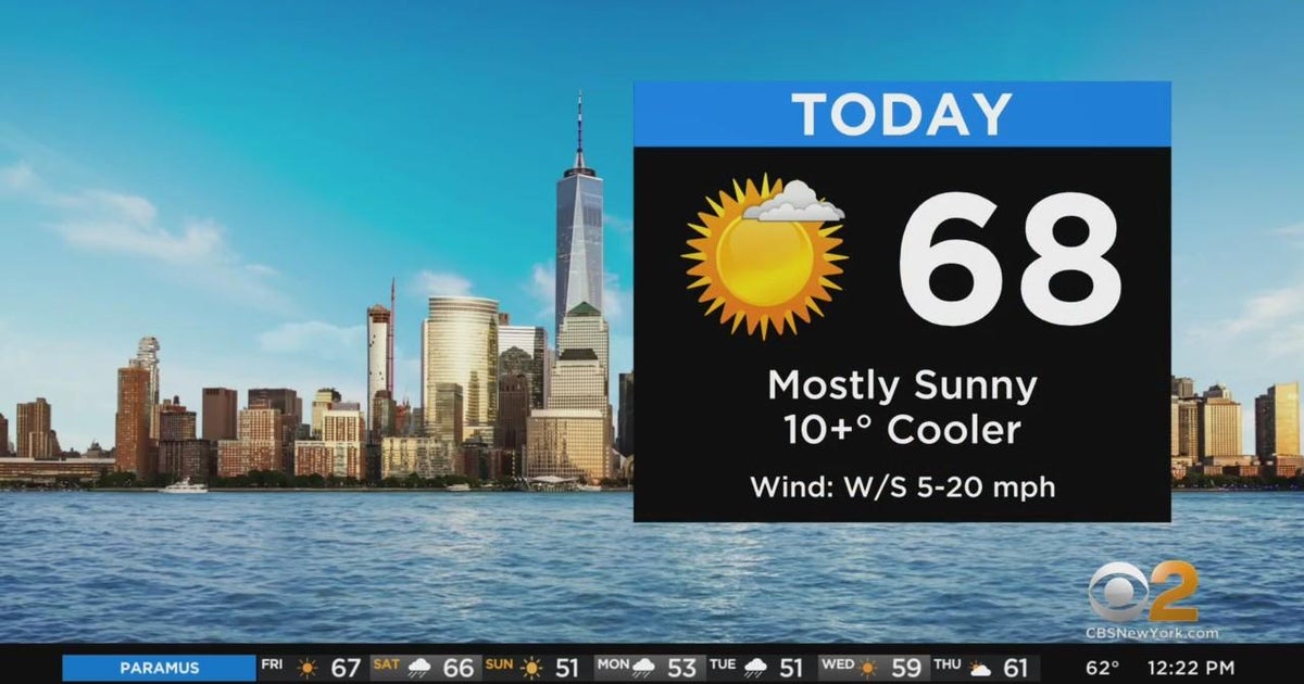 First Alert Weather: Sunny Friday - CBS New York