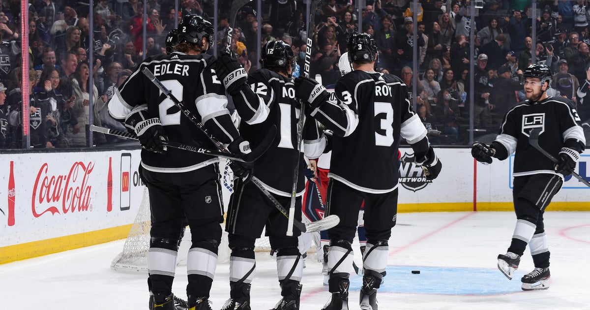LA Kings beat Columbus 2-1, take step toward playoff spot - CBS Los Angeles
