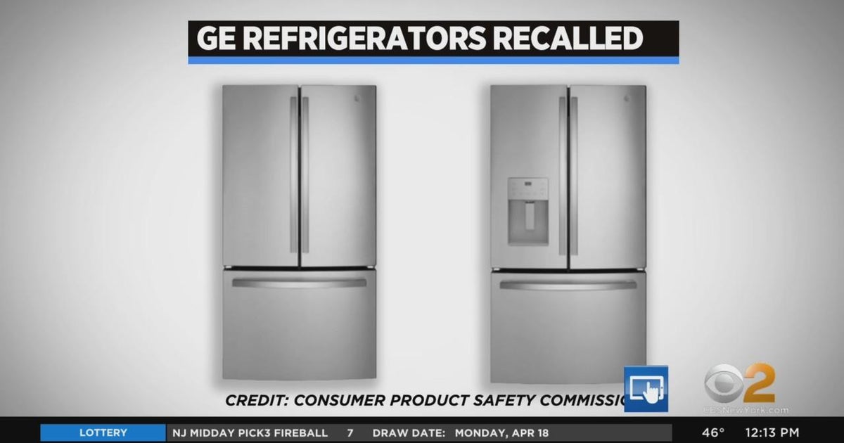 GE refrigerators recalled - CBS New York
