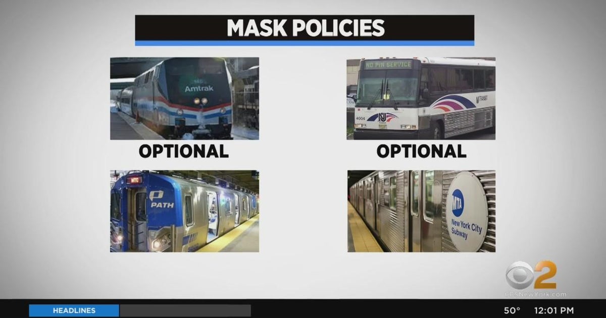 Gov. Hochul says masks are staying for now - CBS New York