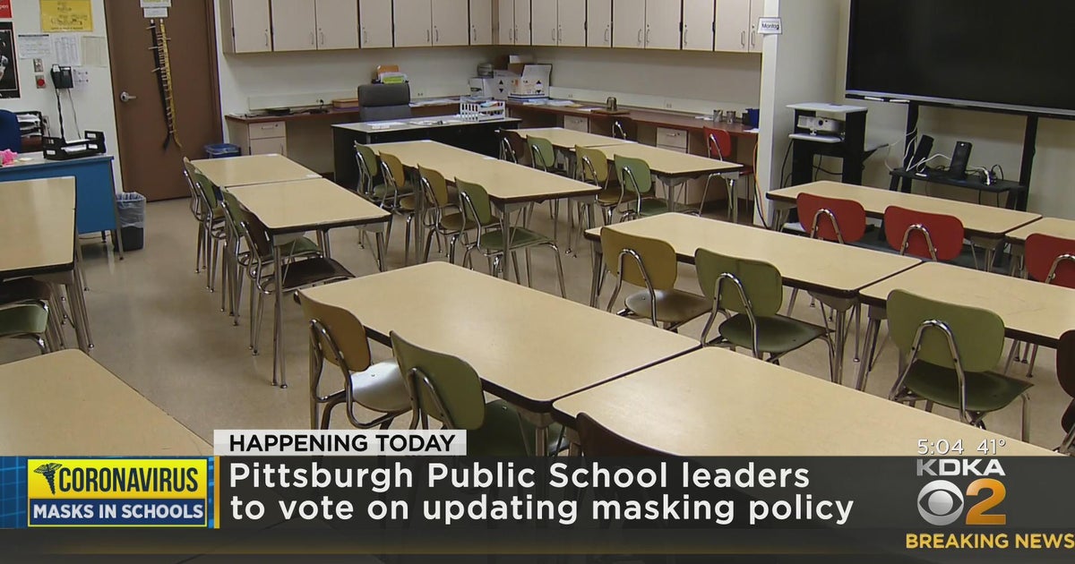 PPS board to vote on updating district's mask policy - CBS Pittsburgh