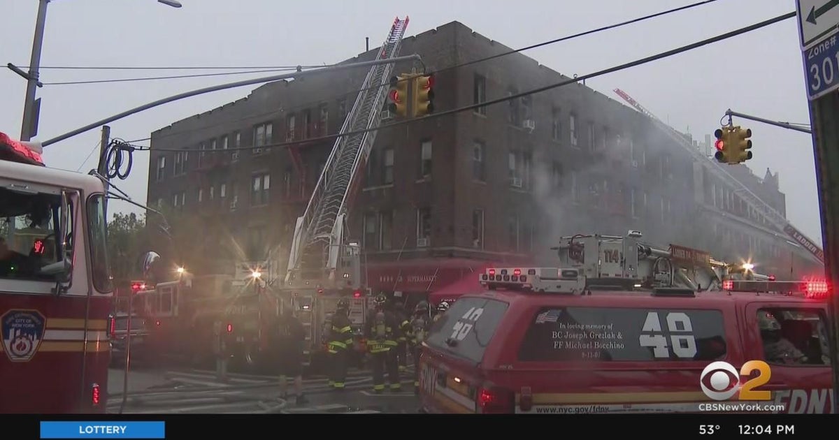 Several e-bikes damaged in Sunset Park fire - CBS New York