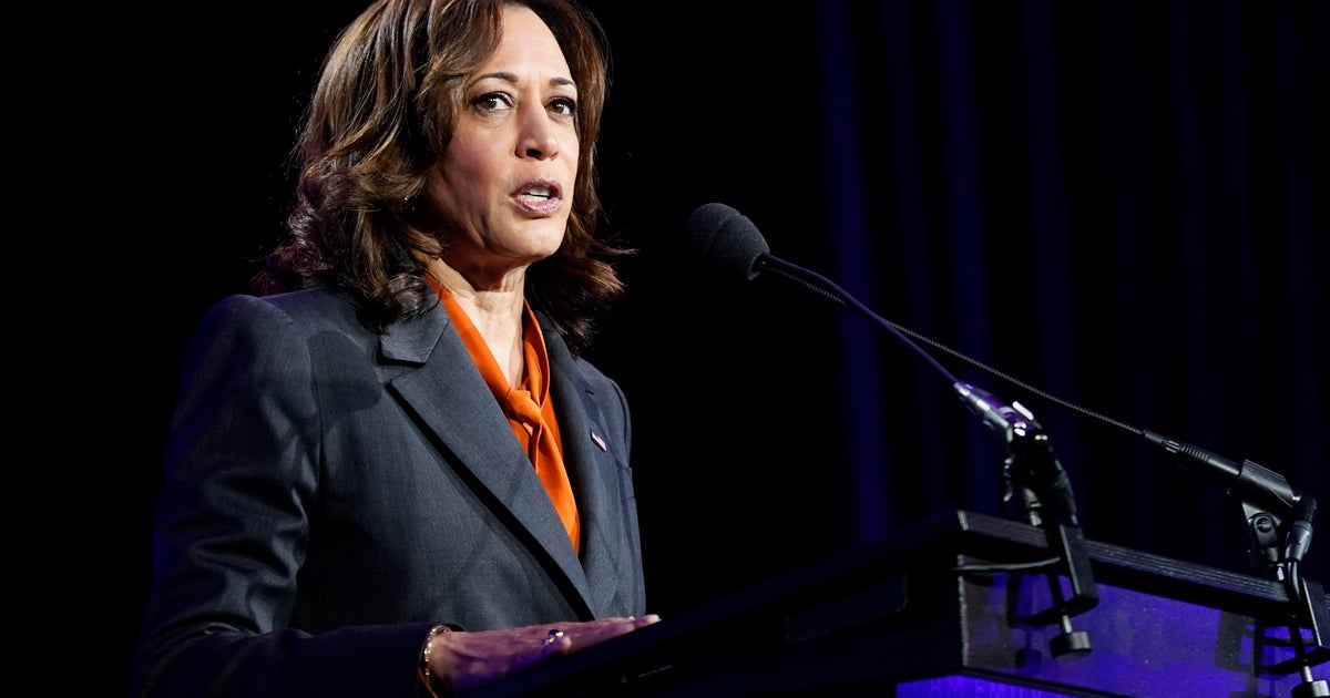 One day after draft abortion opinion, Harris says "women's rights are ...