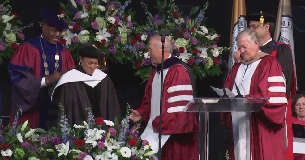 Temple University Holds First In-Person Graduation Since 2019 - CBS ...