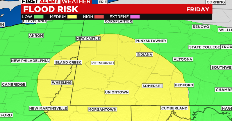 Pittsburgh Weather: Flooding concerns, heavy winds expected Friday ...