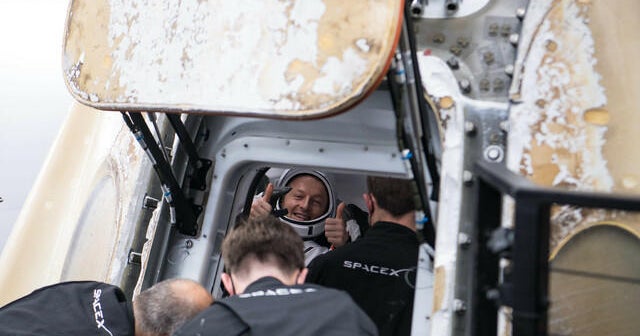 Crew of 4 returns from International Space Station - CBS News